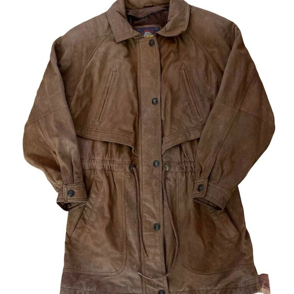 Wilsons Adventure Bound Medium Leather Jacket Bomber … - Gem